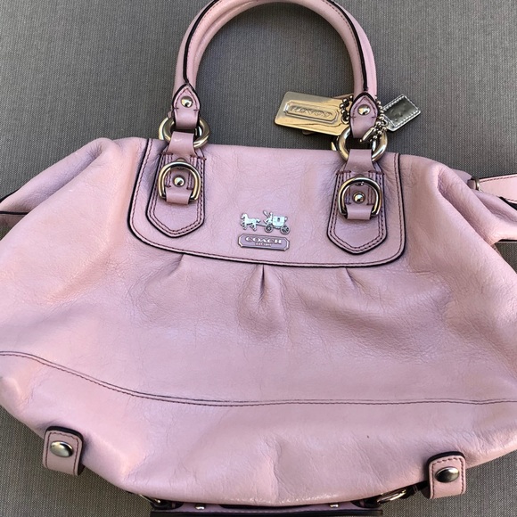 Coach | Bags | Coach Light Pink Satchel | Poshmark